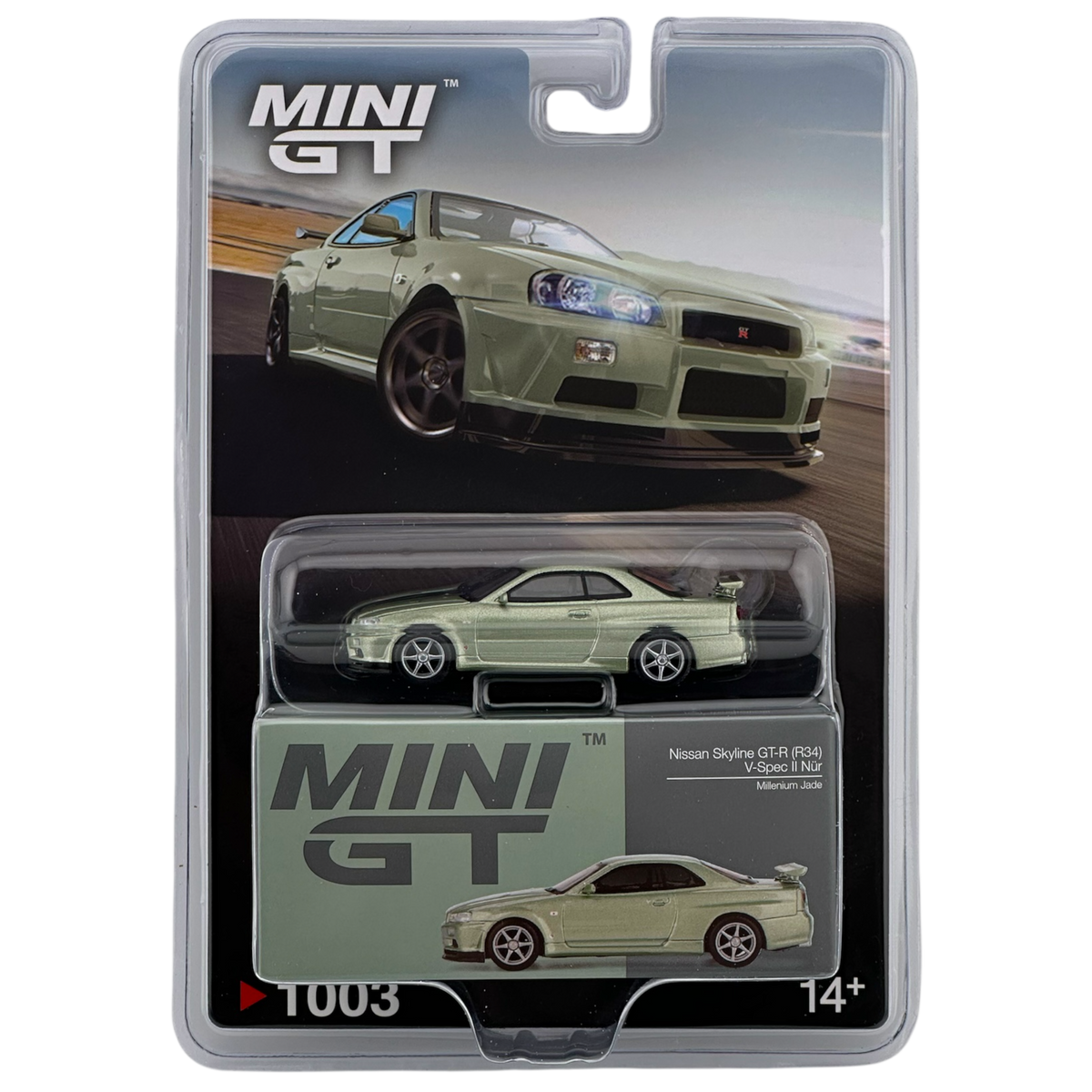 Nissan Skyline GT-R (R34) V-Spec II Nür Millenium Jade MGT01003 ...